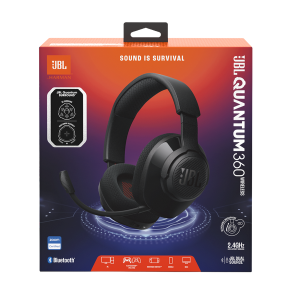 JBL Quantum 360 Wireless | Bezprzewodowy wokółuszny zestaw słuchawkowy do gier z dźwiękiem ...